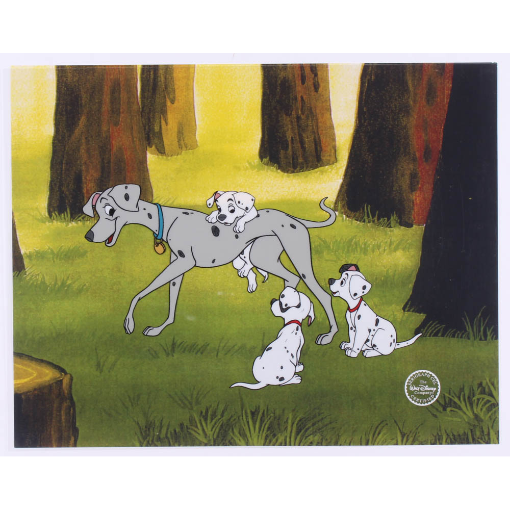Walt Disney "101 Dalmations" 11x14 Animation Serigraph Cel | Pristine ...
