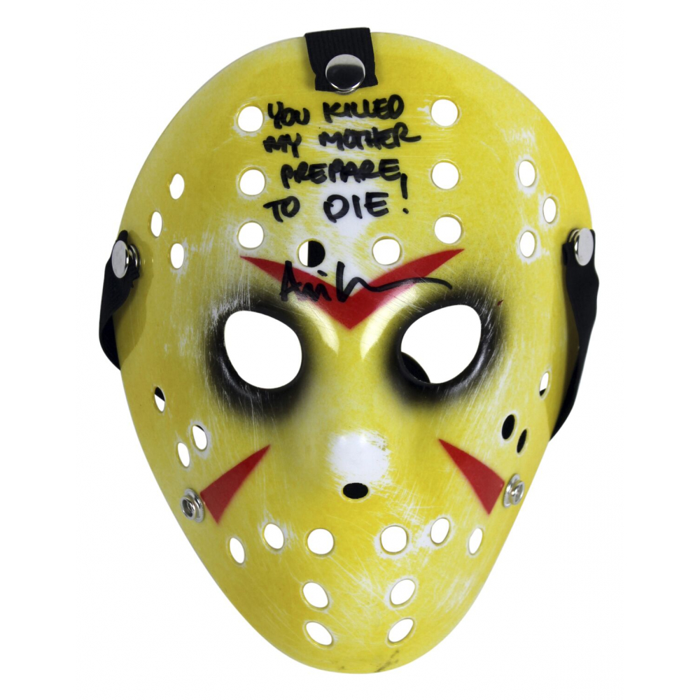 Ari Lehman Signed "Friday the 13th" Mask Inscribed "You Killed My ...