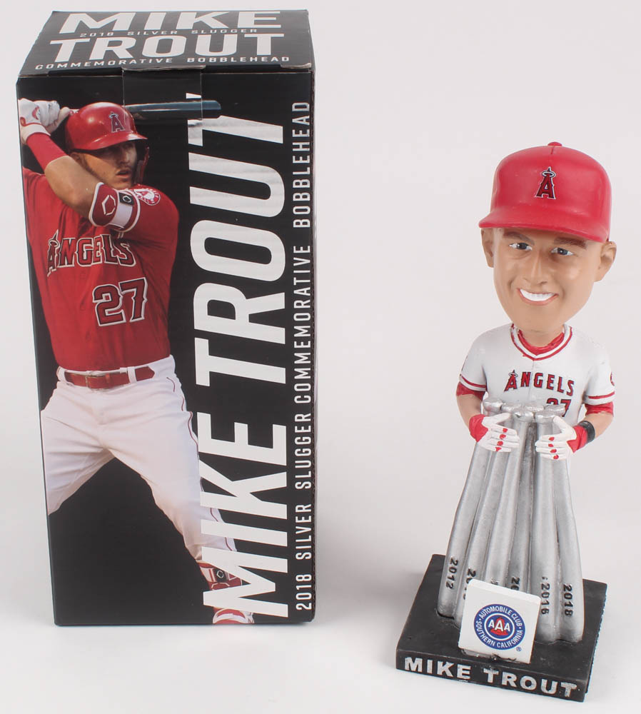 Mike Trout Angels 2018 Silver Slugger Commemorative Bobblehead ...