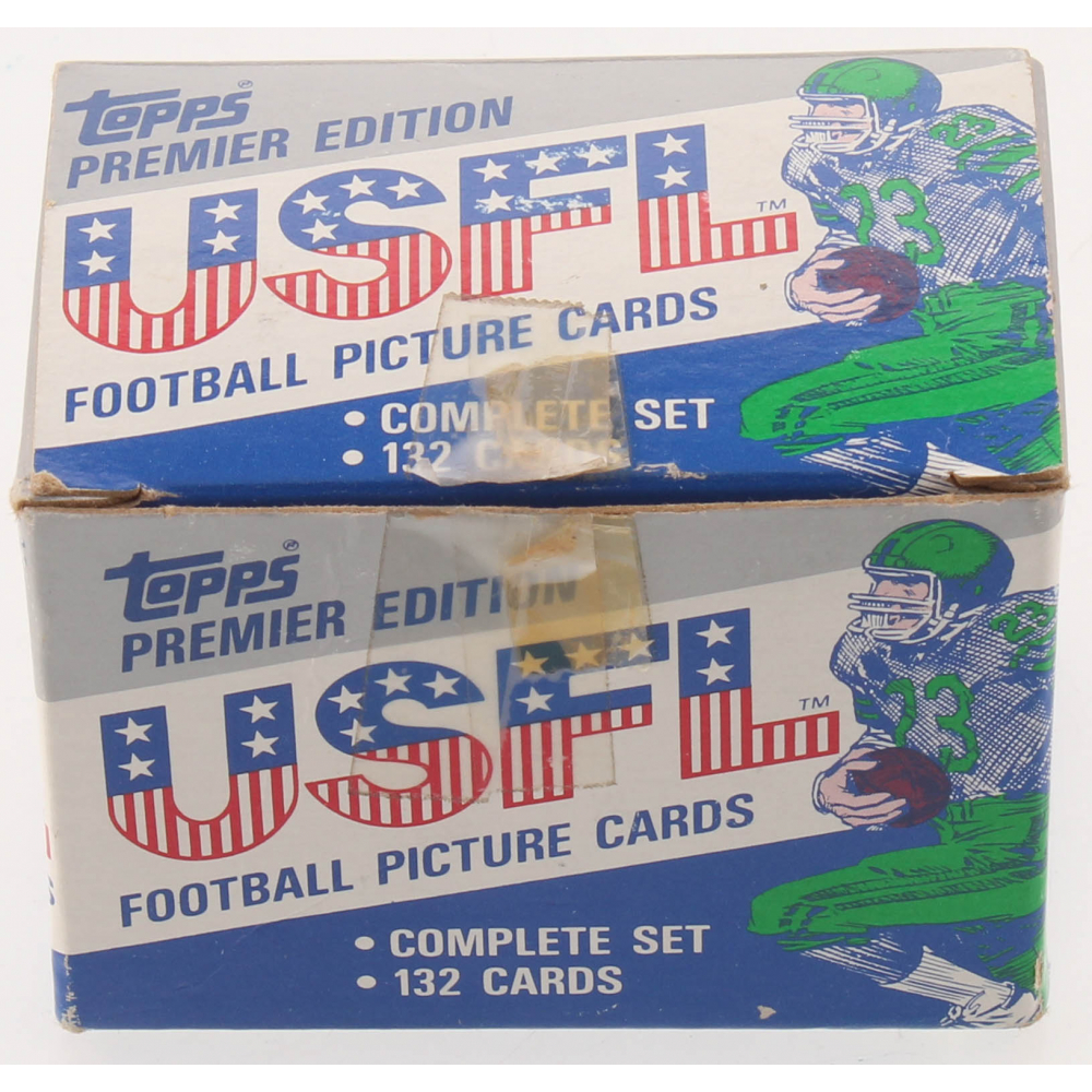 1985 Topps USFL Complete Set of (132) Football Cards with #45 Jim Kelly ...