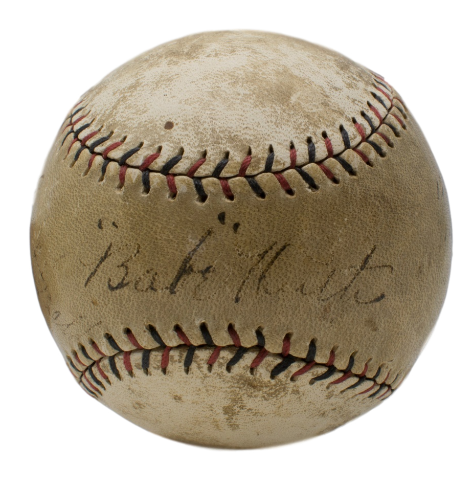Babe Ruth & Christy Walsh Signed Baseball with High-Quality Display ...