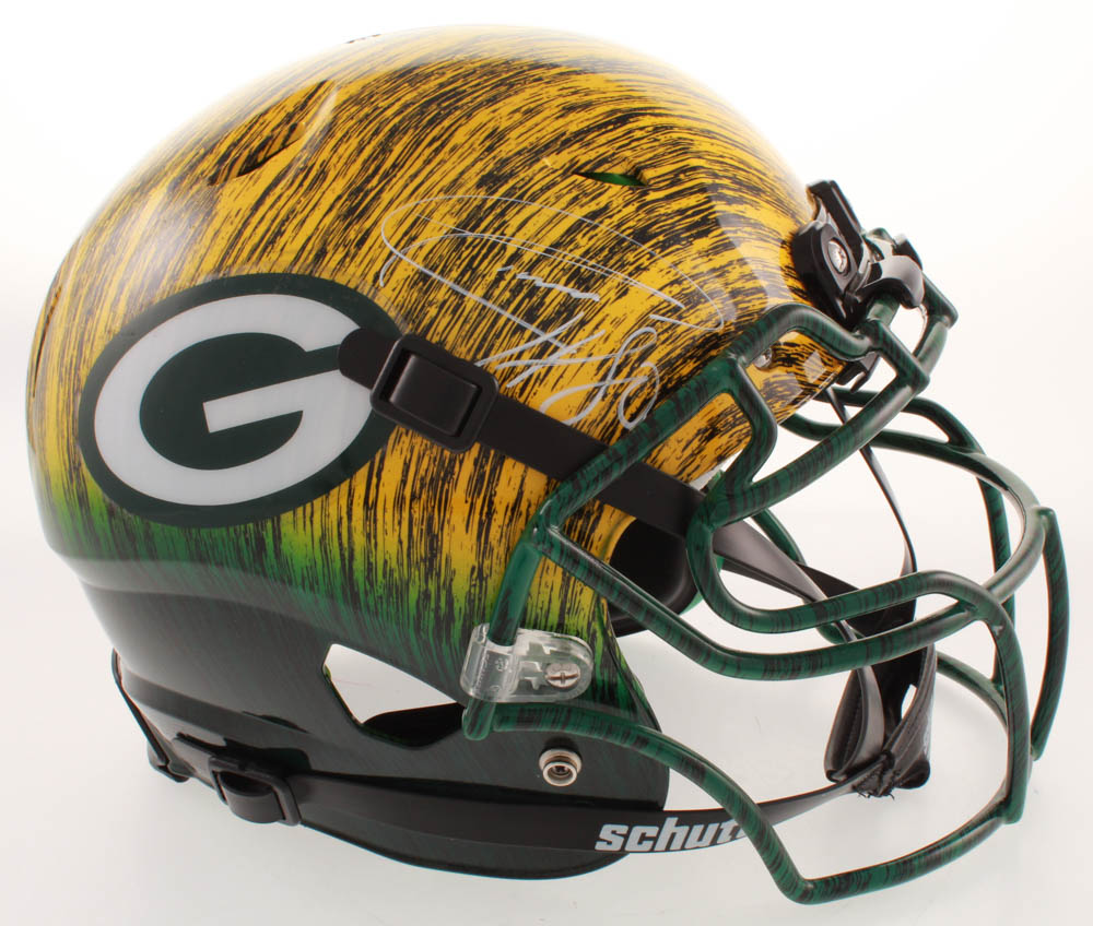 Donald Driver Signed Packers Full-Size Authentic On-Field Hydro-Dipped ...