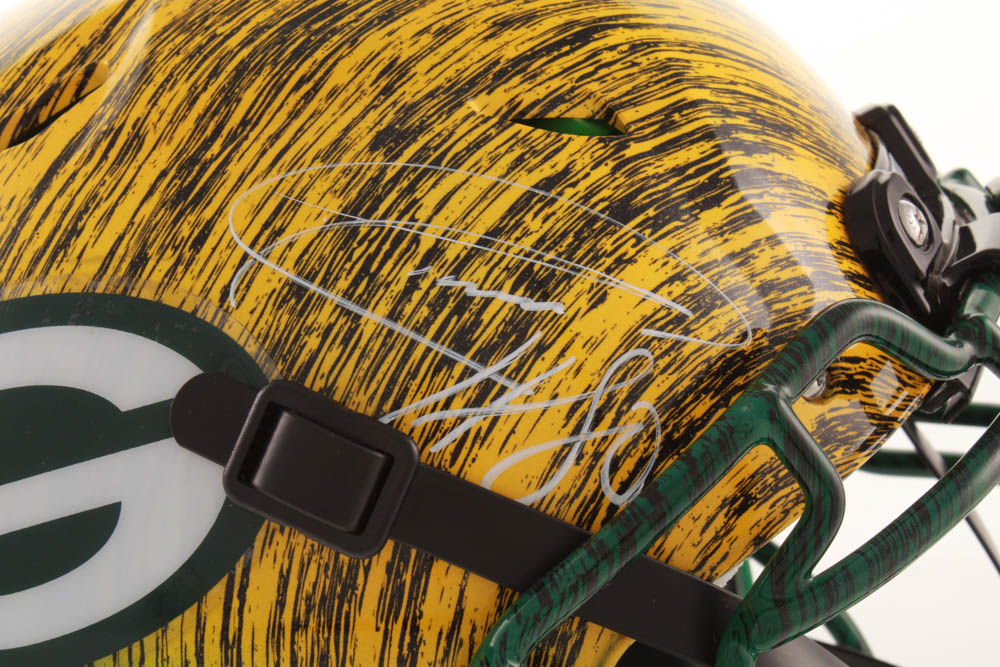 Donald Driver Signed Packers Full-Size Authentic On-Field Hydro-Dipped ...