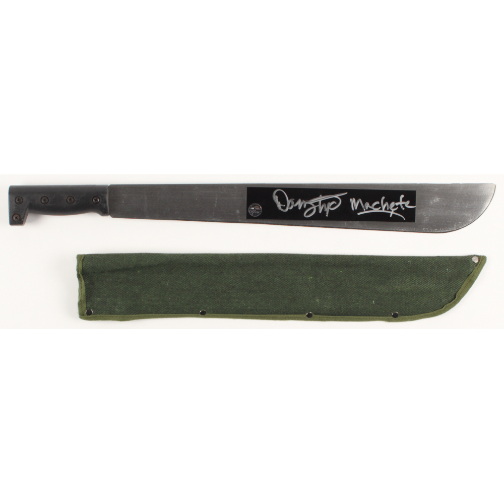 Danny Trejo Signed Stainless Steel Machete Inscribed "Machete" (Legends ...