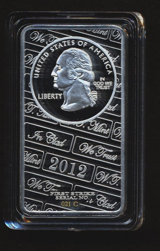 1 Troy Ounce .999 Silver Clad Delaware State Quarter Commemorative ...