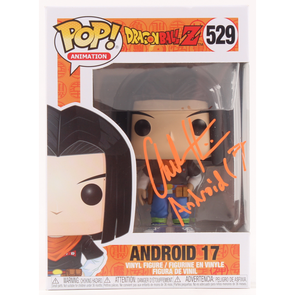 Chuck Huber Signed "Dragon Ball Z" #529 Android 17 Funko Pop! Vinyl ...