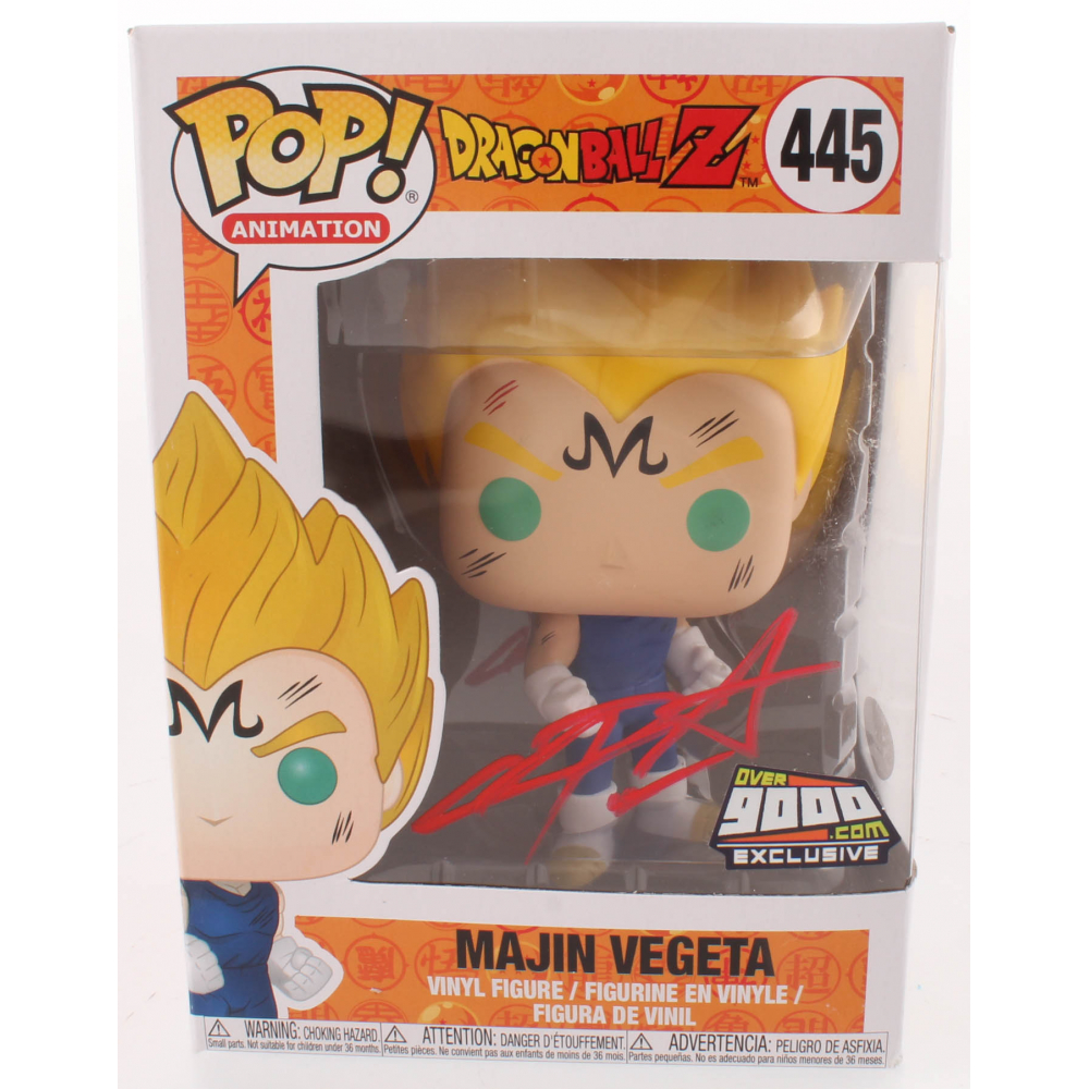 Christopher Sabat Signed "Dragon Ball Z" Majin Vegeta #445 Funko Pop ...