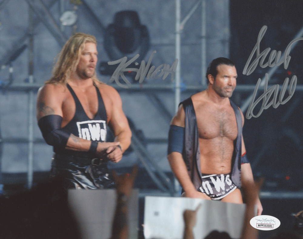 Scott Hall & Kevin Nash Signed WWE 8x10 Photo (JSA COA) | Pristine Auction