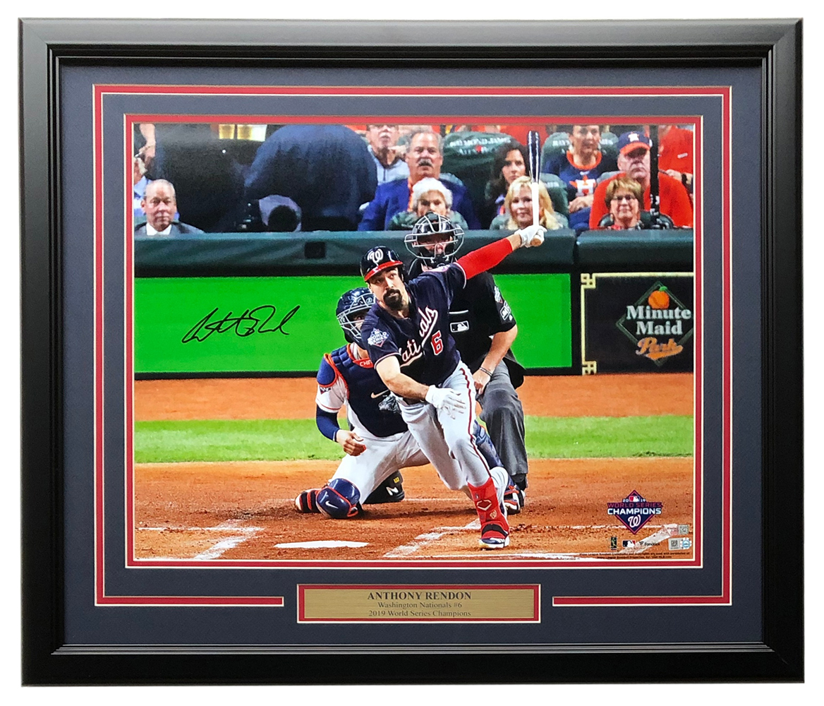 Anthony Rendon Signed Nationals 22x27 Custom Framed Photo Display ...