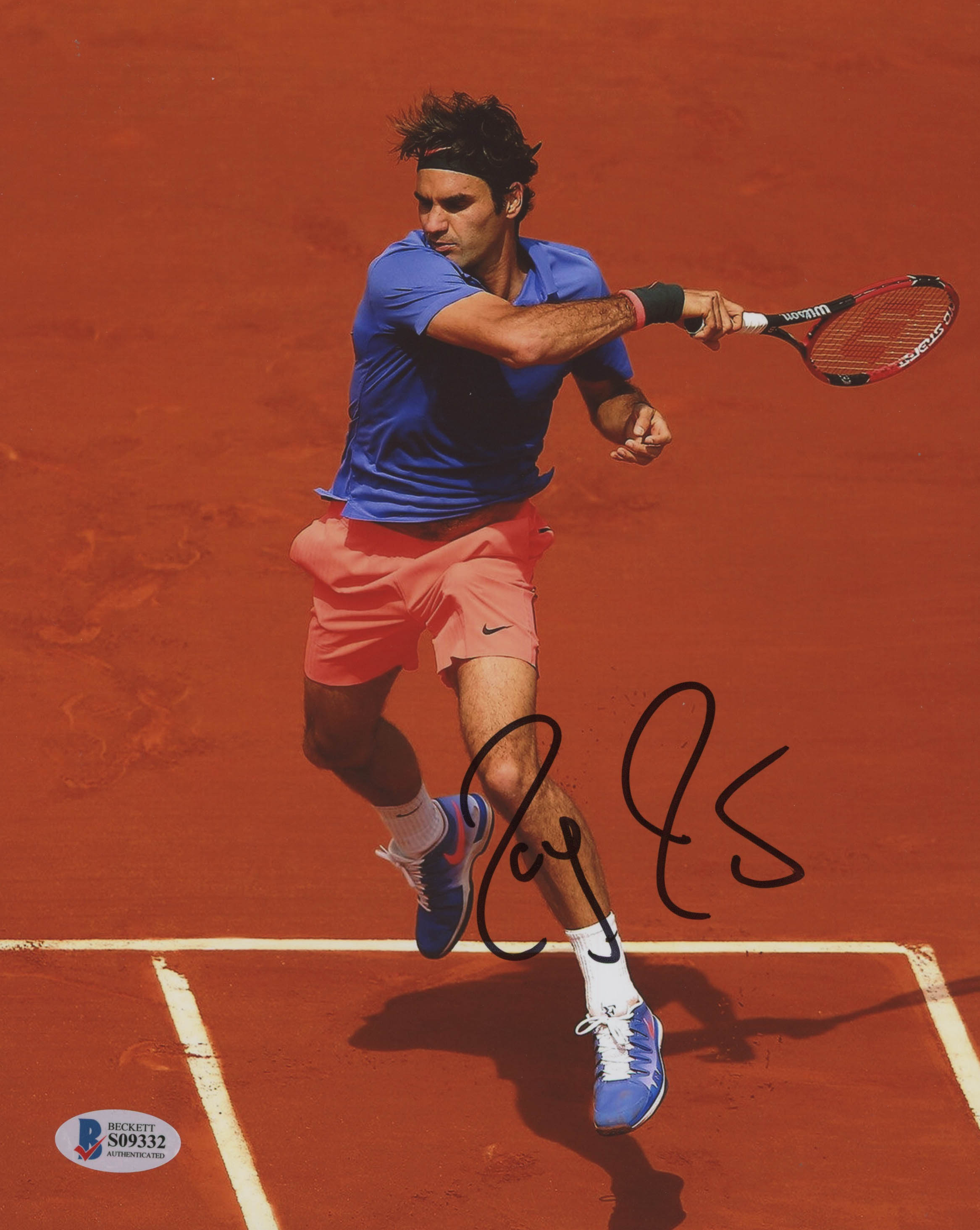 Roger Federer Signed 8x10 Photo (Beckett COA) | Pristine Auction