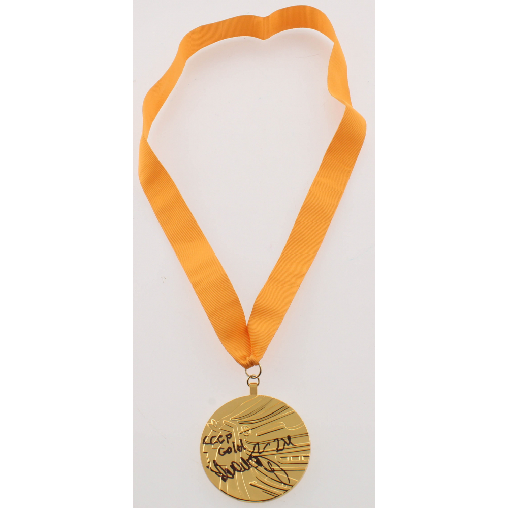 Sergei Makarov Signed 1988 Winter Olympics Replica Gold Medal Inscribed ...