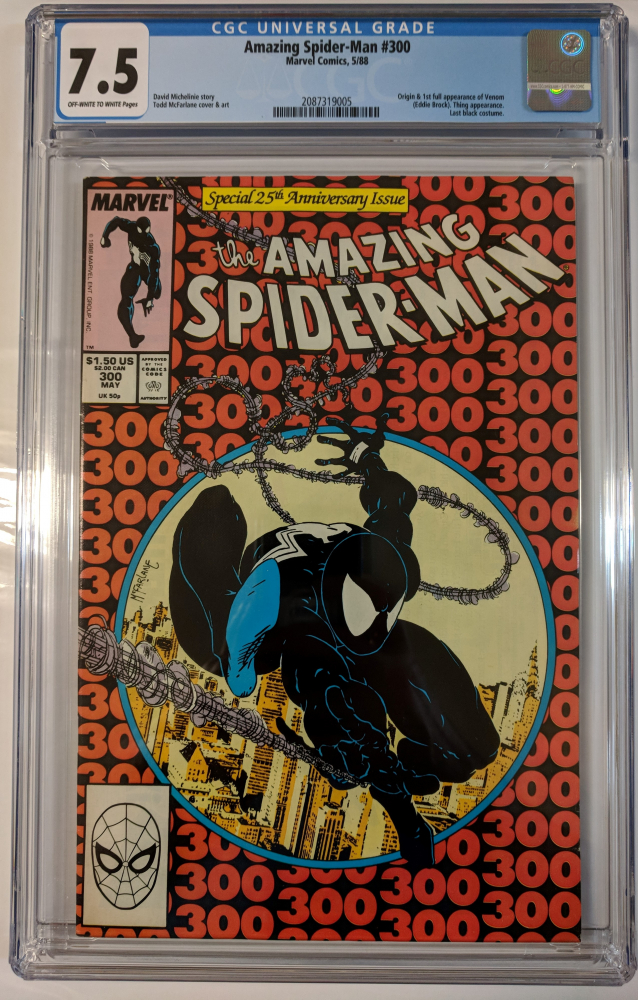 1988 "The Amazing Spider-Man" Issue #300 Marvel Comic Book (CGC 7.5 ...