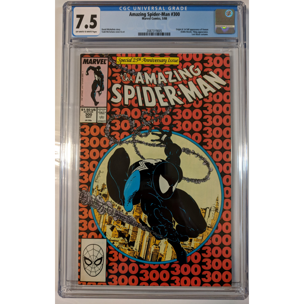 1988 "The Amazing Spider-Man" Issue #300 Marvel Comic Book (CGC 7.5 ...