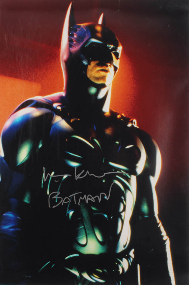 Val Kilmer Signed "Batman Forever" 20x30 Photo Inscribed "Batman ...