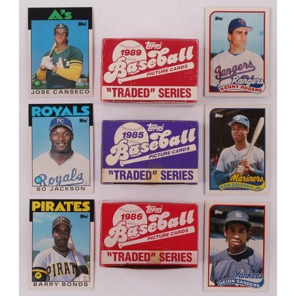 Lot of (3) Topps Traded Sets with 1985, 1986 & 1989 | Pristine Auction