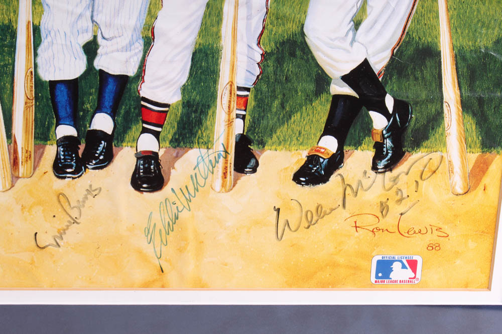 500 Home Run Club 24x42 Custom Framed Print Display Signed by (11) with ...