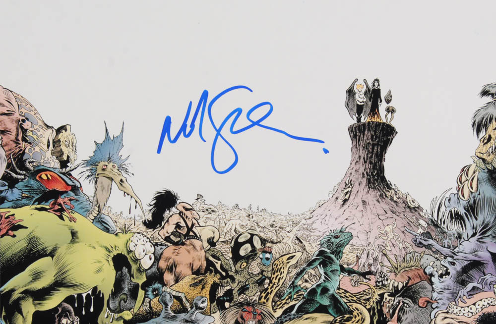 Neil Gaiman Signed 12x18 Photo (AutographCOA Hologram) | Pristine Auction