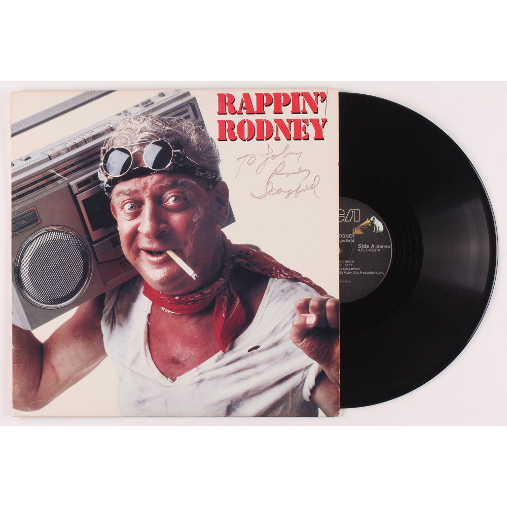 Rodney Dangerfield Signed "Rappin' Rodney" Vinyl Record Album Cover ...