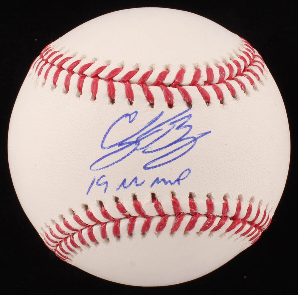 Cody Bellinger Signed OML Baseball Inscribed "19 NL MVP" (MLB Hologram ...