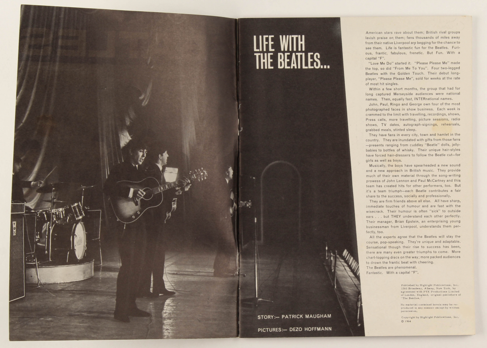 Original 1964 The Beatles Magazine | Pristine Auction