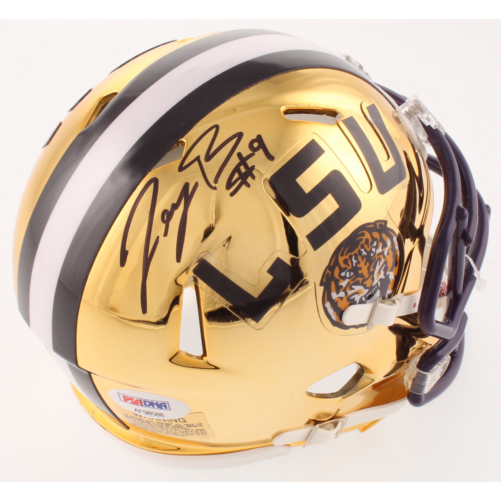 Joe Burrow Signed LSU Tigers Chrome Speed Mini-Helmet (PSA COA ...