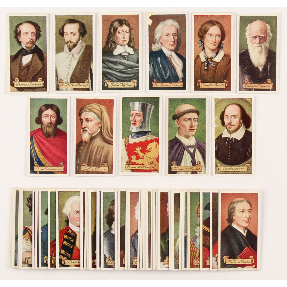 1935 Carreras "Celebrities of British History" Complete Set of (50 ...