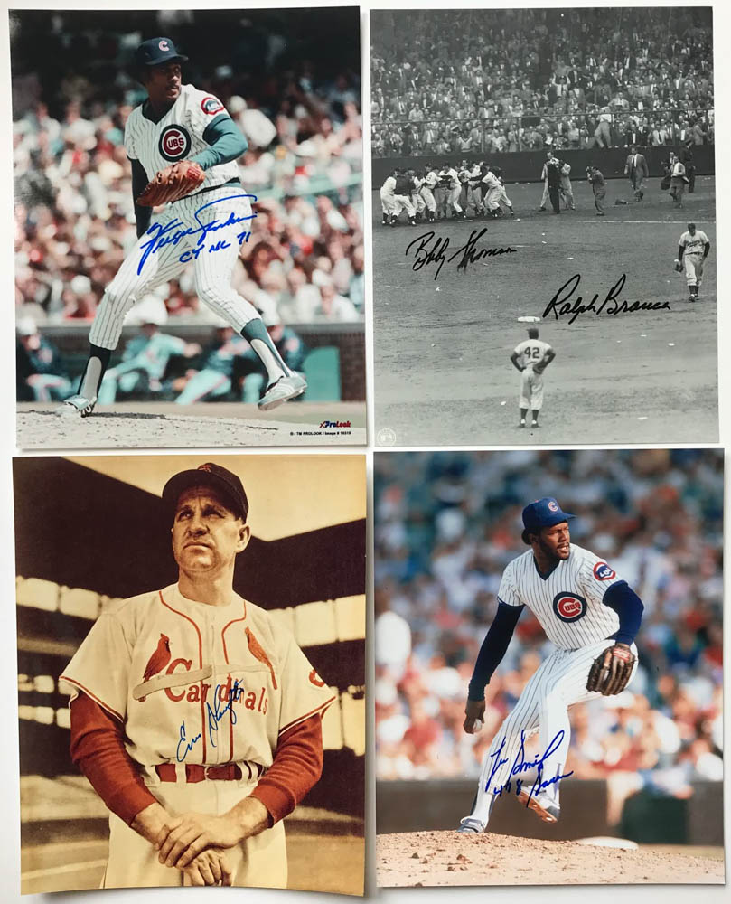Lot of (22) Baseball Hall of Famers & Stars 8x10 Photos Signed by (23 ...