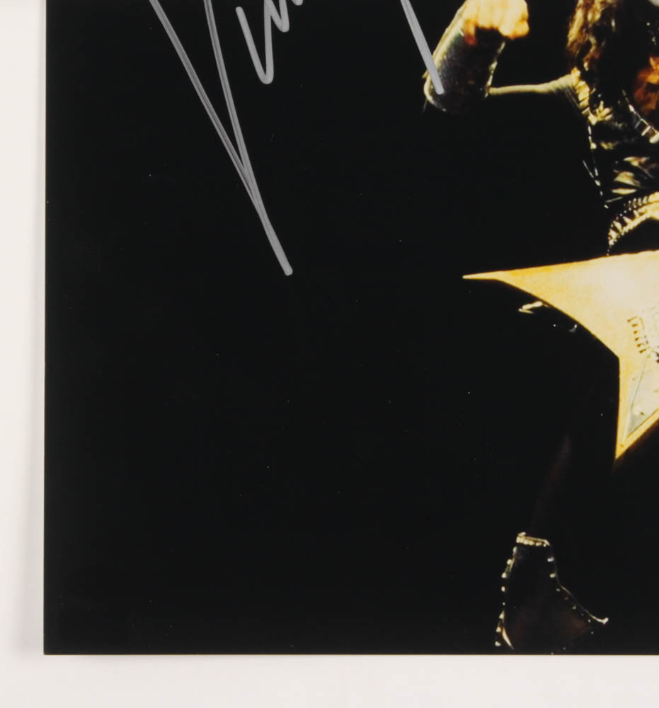 Vinnie Vincent Signed 16x20 Photo Inscribed "The Ankh Warrior" & "Kiss ...