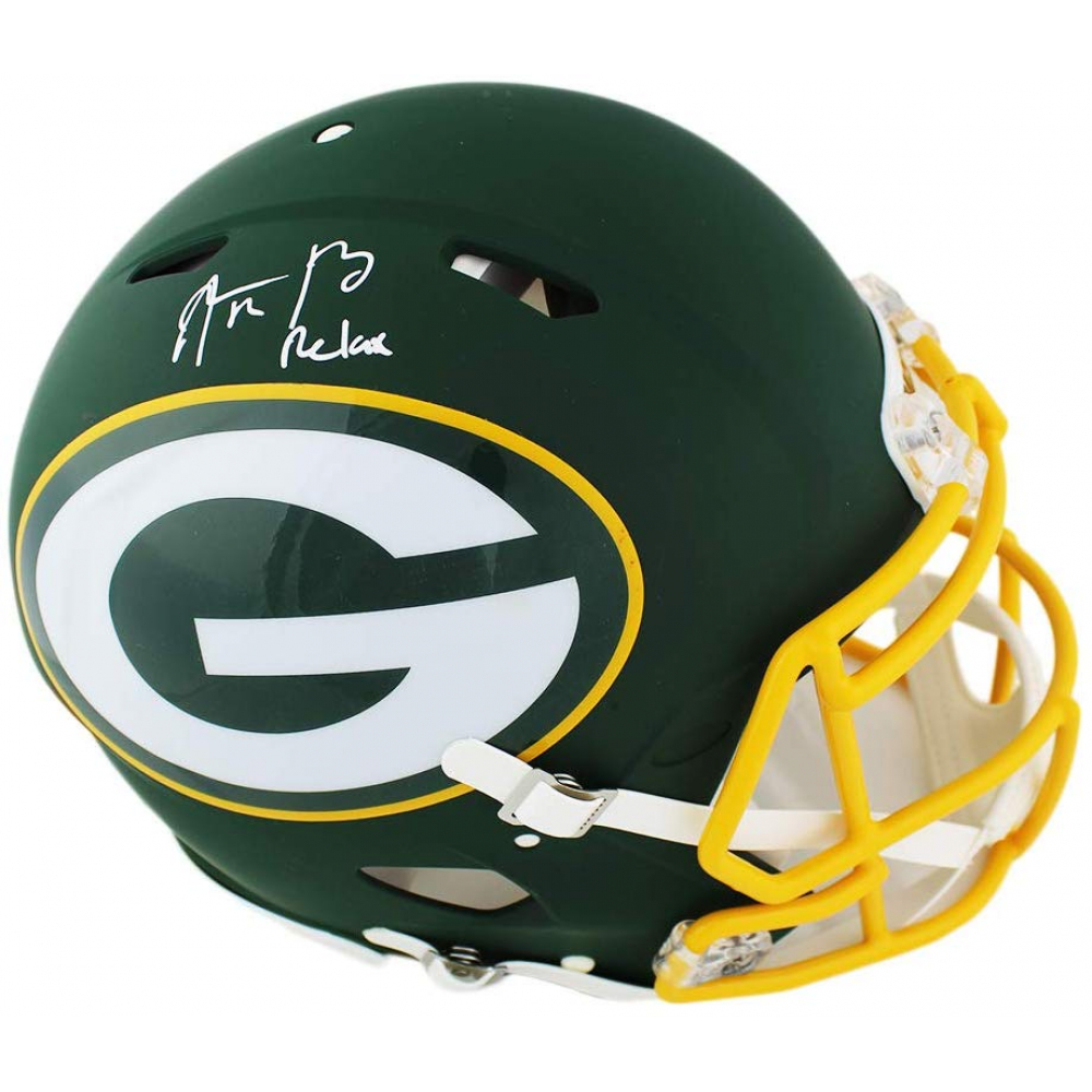 Aaron Rodgers Signed Packers Full-Size Authentic On-Field AMP Alternate ...