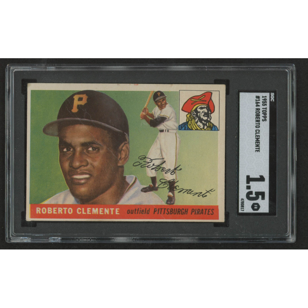 Roberto Clemente 1955 Topps #164 RC (SGC 1.5) | Pristine Auction