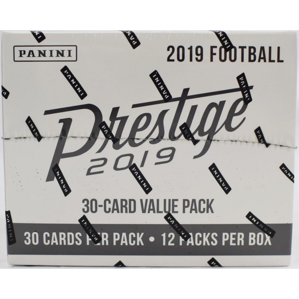 2019 Panini Prestige Football Jumbo Box of (12) Packs | Pristine Auction