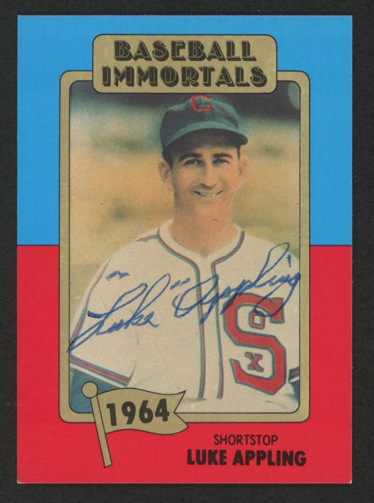 Luke Appling Signed 1980-87 SSPC HOF #95 Baseball Card (JSA SOA ...
