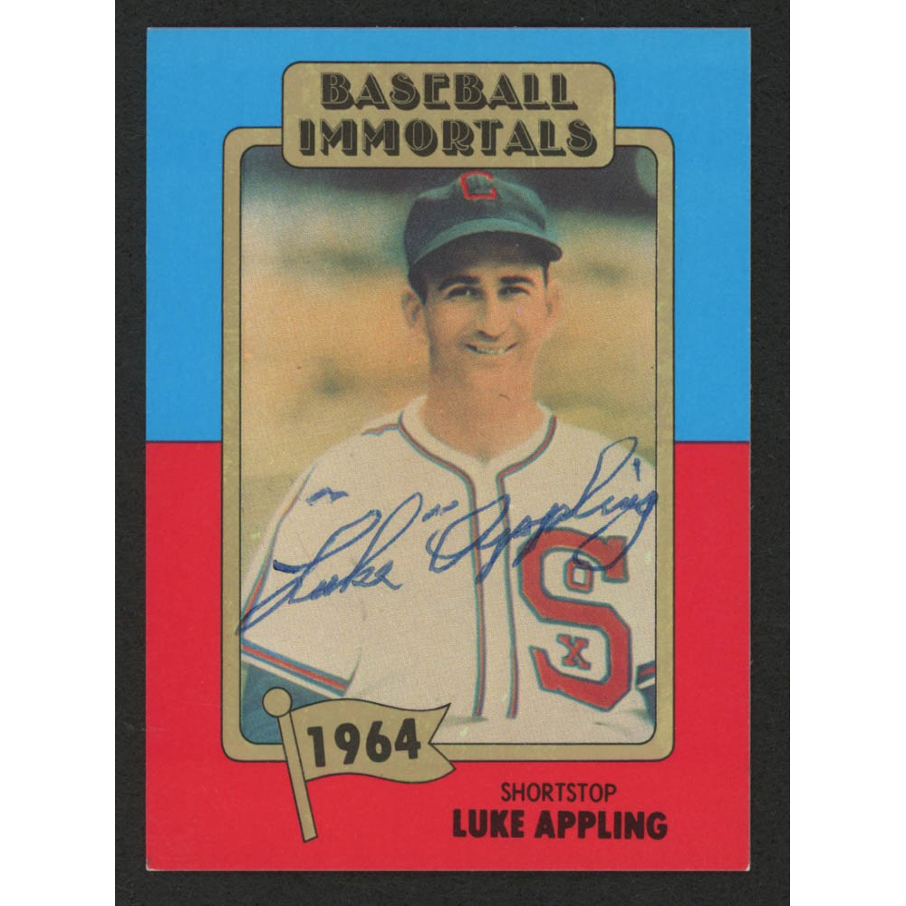 Luke Appling Signed 1980-87 SSPC HOF #95 Baseball Card (JSA SOA ...