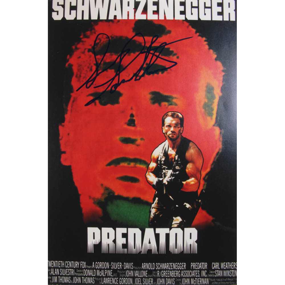 Sonny Landham Signed "Predator" 12x18 Photo (AutographCOA Hologram ...