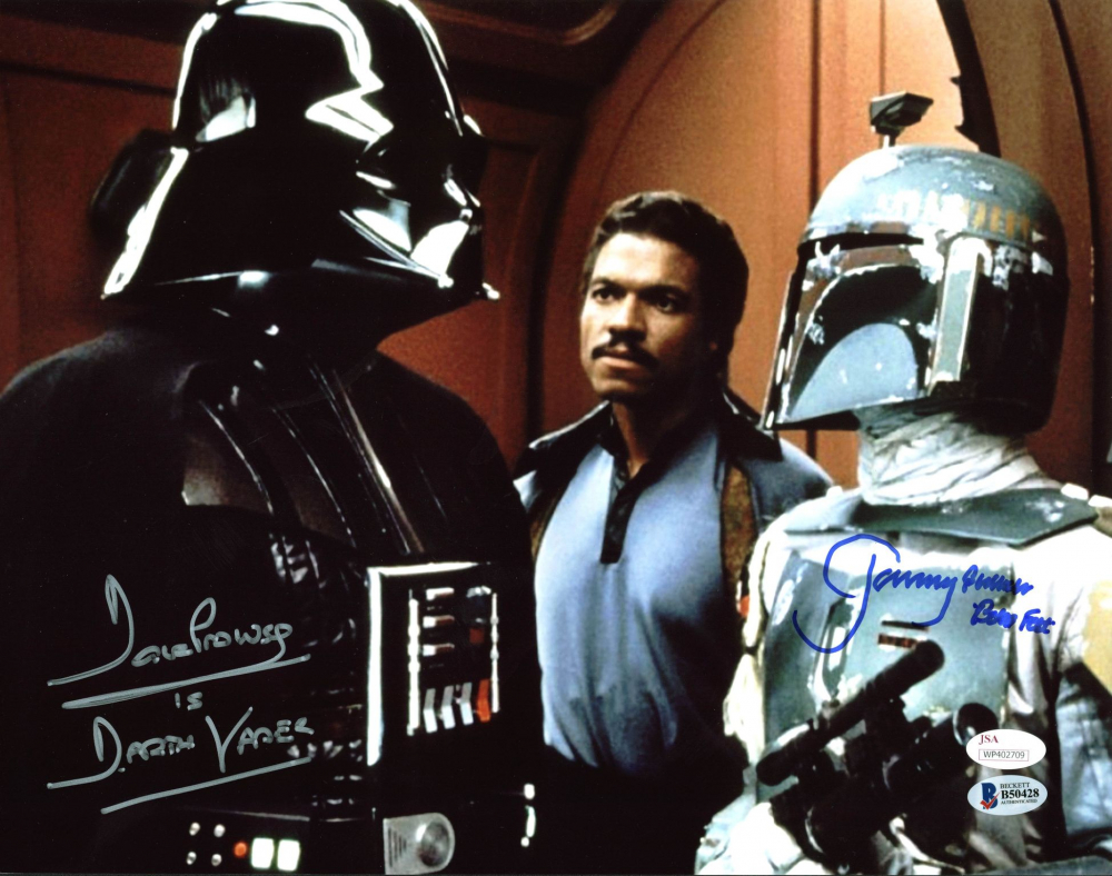 David Prowse & Jeremy Bulloch Signed "Star Wars: The Empire Strikes ...