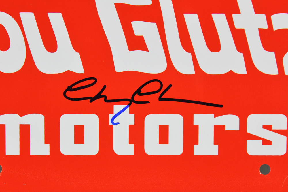 Chevy Chase Signed "National Lampoon's Vacation" Lou Glutz Motors ...