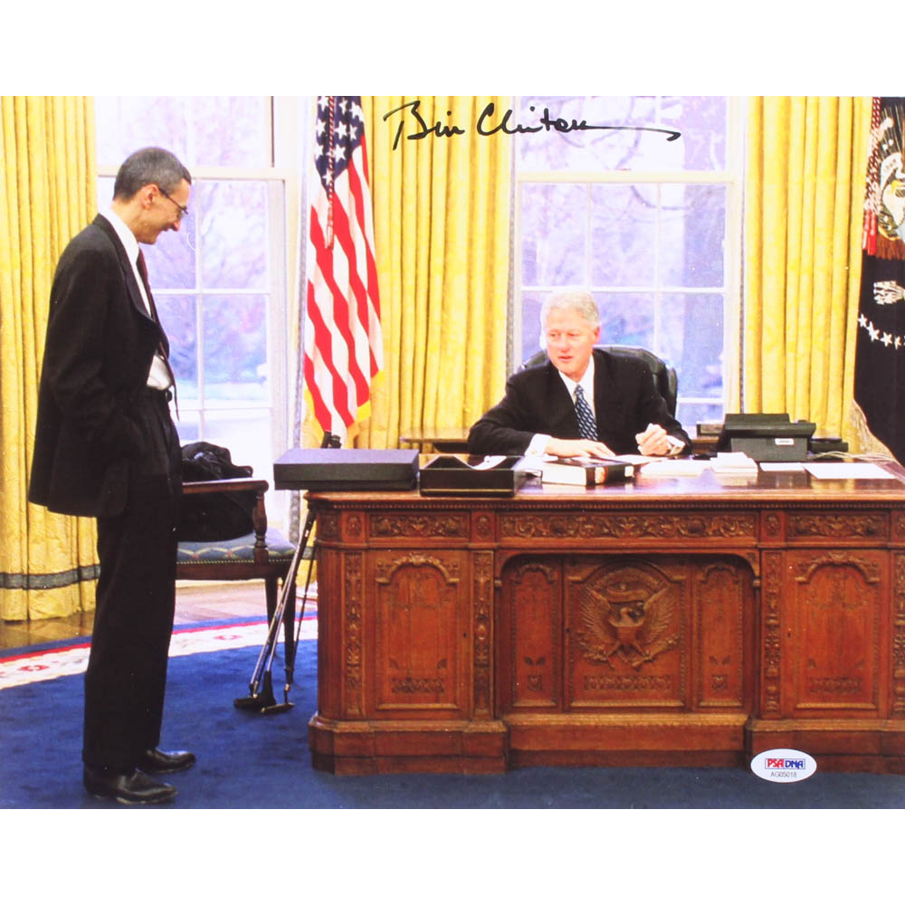 Bill Clinton Signed 11x14 Photo (PSA LOA) | Pristine Auction