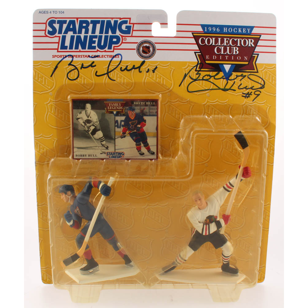 Bobby Hull & Brett Hull Signed 1996 Hockey Collector Club Edition ...