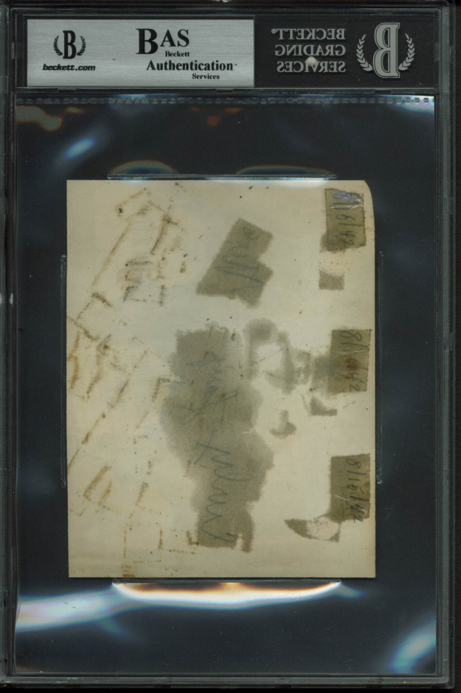 Curly Howard, Larry Fine & Moe Howard Signed Cut (BGS Encapsulated ...