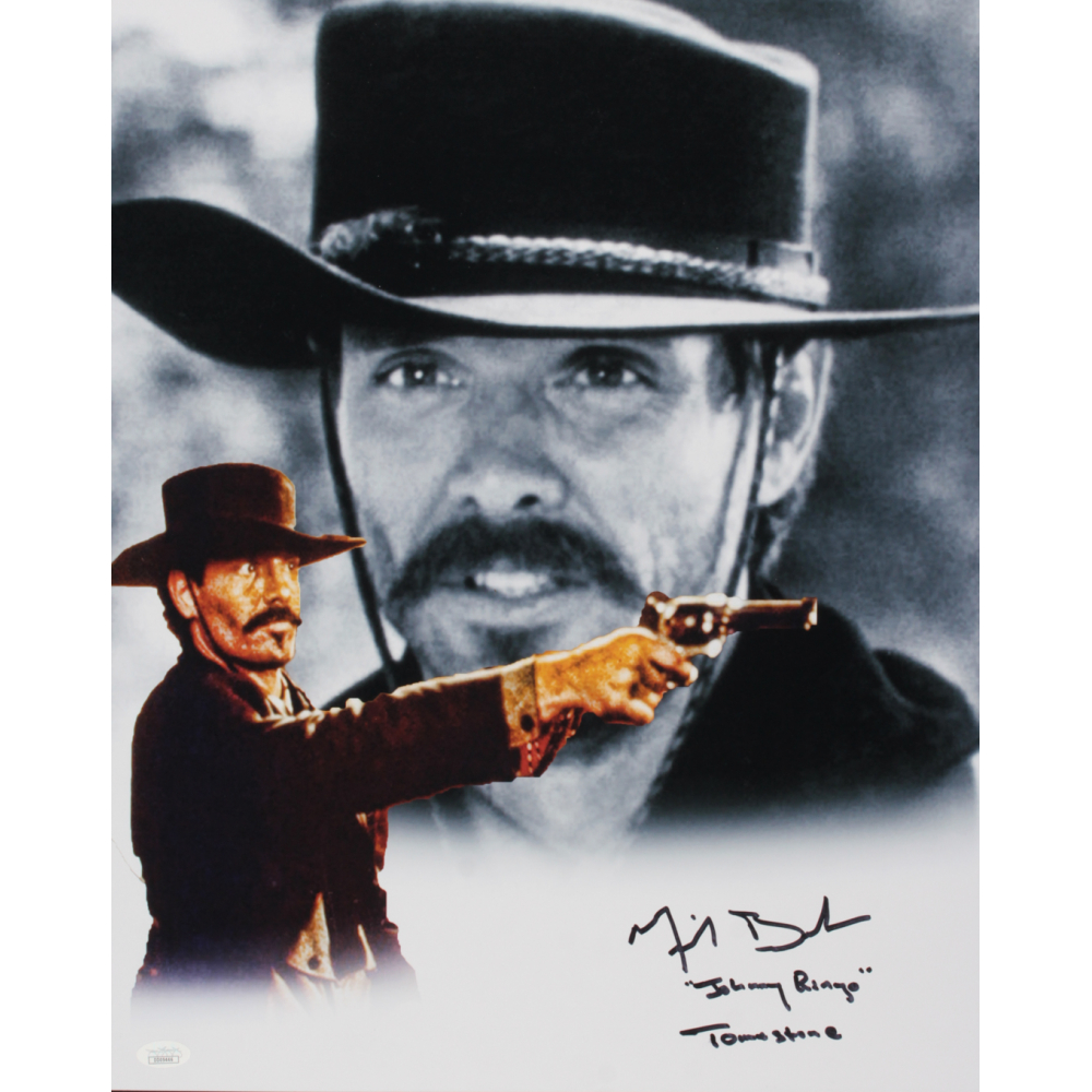 Michael Biehn Signed "Tombstone" 16x20 Photo Inscribed "Johnny Ringo ...