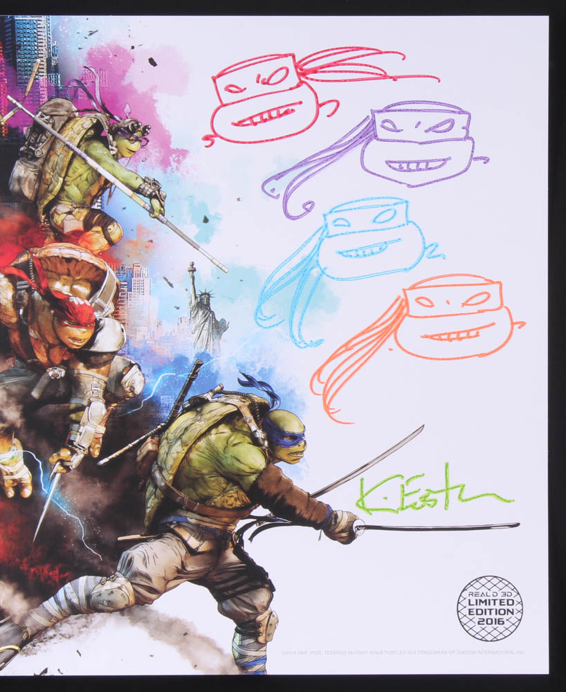Kevin Eastman Signed "Teenage Mutant Ninja Turtles" 12x12 Print (JSA ...