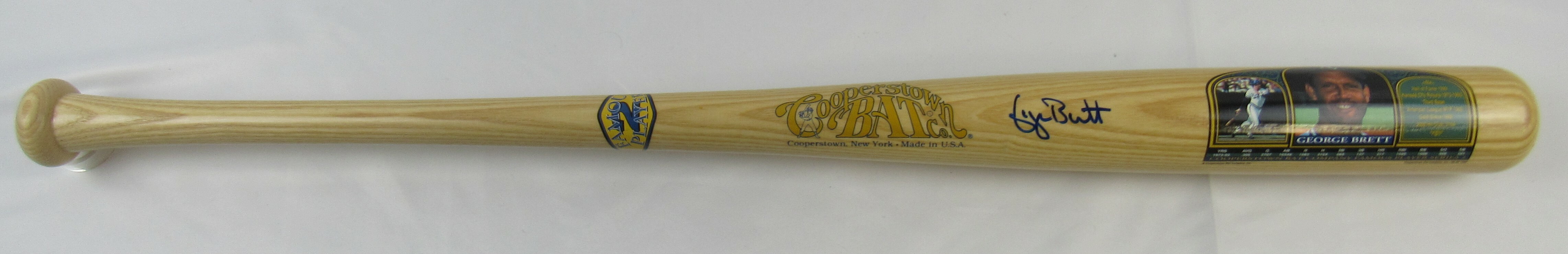 George Brett Signed Cooperstown Commemorative Baseball Bat (JSA COA ...