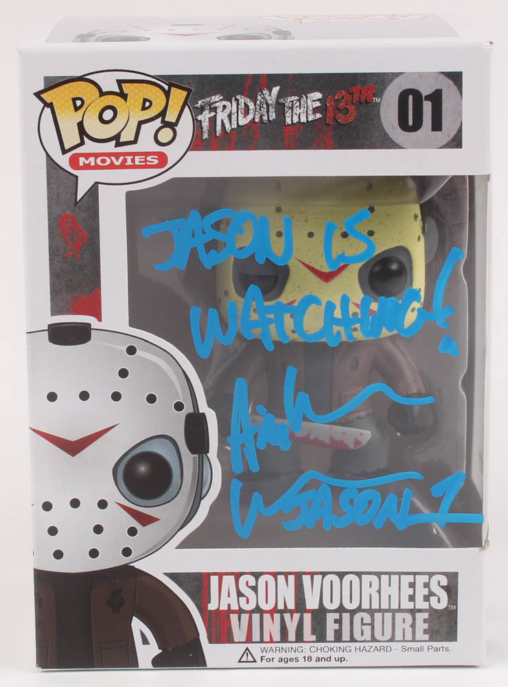 Ari Lehman Signed "Friday the 13th" #01 Jason Voorhees Funko Pop! Vinyl ...