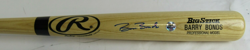 Barry Bonds Signed Rawlings Adirondack Big Stick Pro Player Model ...