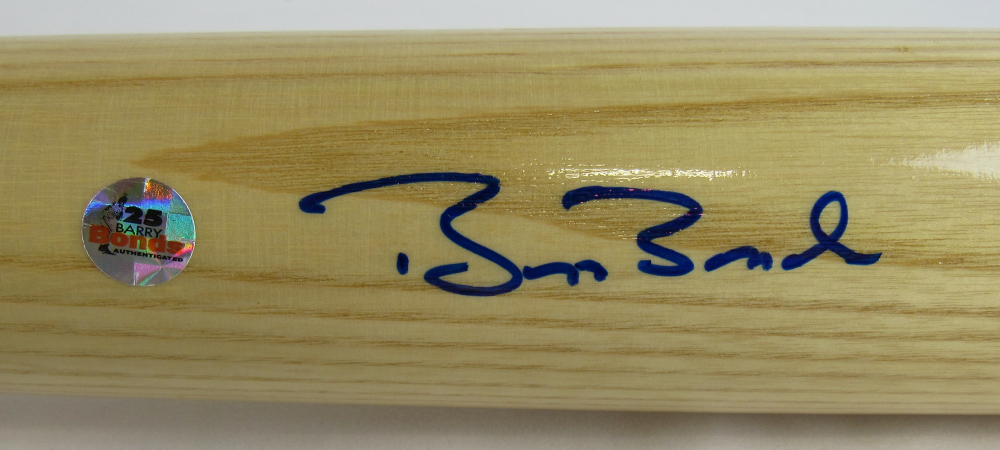 Barry Bonds Signed Rawlings Adirondack Big Stick Player Model Baseball ...
