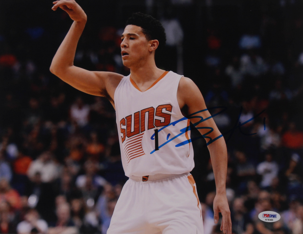 Devin Booker Signed Suns 11x14 Photo (PSA Hologram) | Pristine Auction
