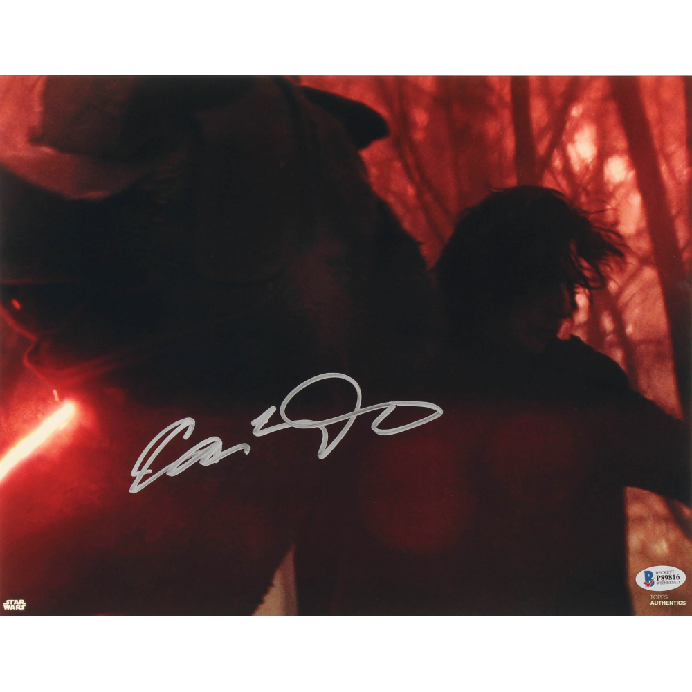 Adam Driver Signed "Star Wars: The Force Awakens" 11x14 Photo (Beckett ...