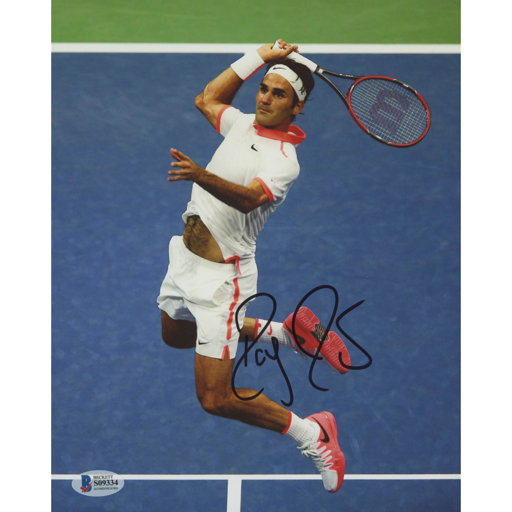 Roger Federer Signed 8x10 Photo (Beckett COA) | Pristine Auction