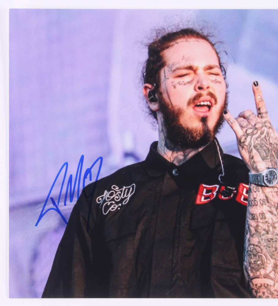 Post Malone Signed 11x14 Photo (Beckett COA) | Pristine Auction