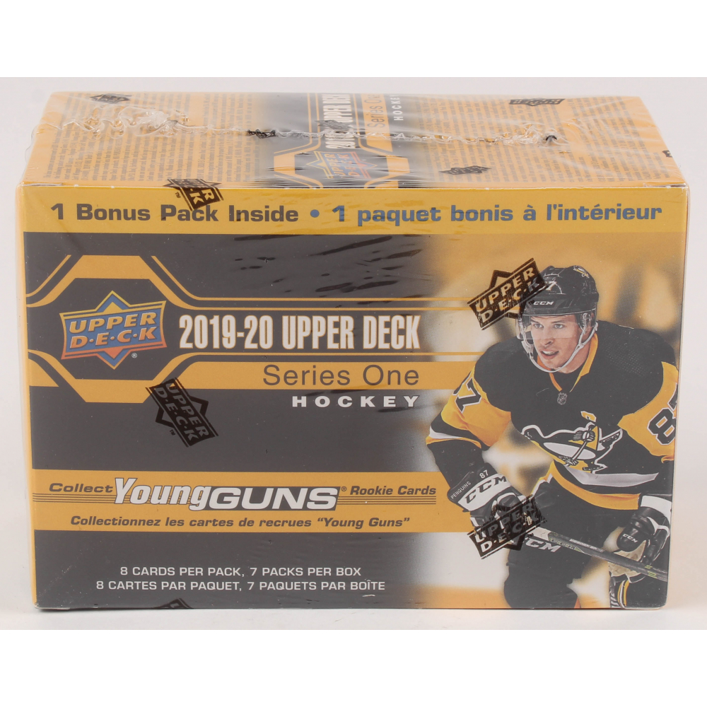 2019 20 Upper Deck Series 1 Hockey Box Of 7 Packs Pristine Auction